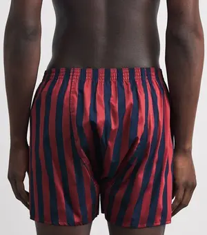 Derek Rose Cotton Stripe Boxer Shorts