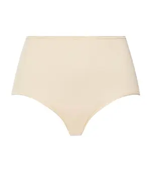 Hanro Cotton Seamless Maxi Briefs - Beige