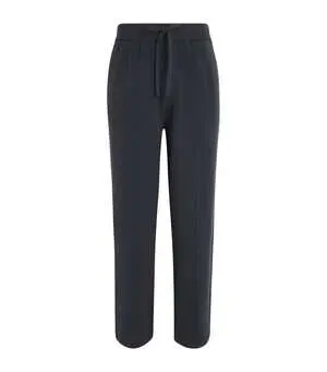 Paige Knitted Cremonesi Sweatpants - Brown