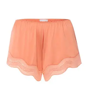 Hanro Cira Pyjama Shorts - Orange