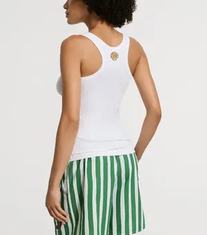Hanro X Charlotte Adam Stretch-cotton Tank Top