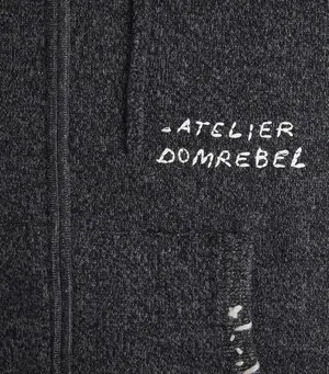 DOMREBEL Wool-blend Renegade Zip Hoodie