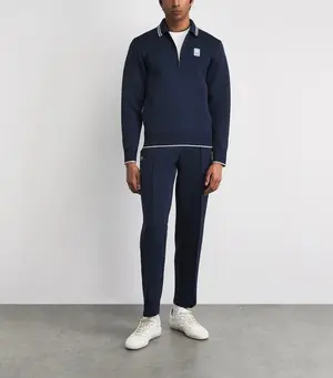 Lacoste Jersey Straight Sweatpants - Navy