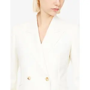 Gabriela Hearst Stephanie Double-breasted Wool Blazer - Ivory