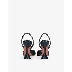 Amina Muaddi Holli 95 Slingback Leather Courts