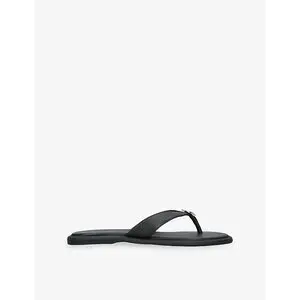 Dolce Vita Jaina Leather Flat Sandals