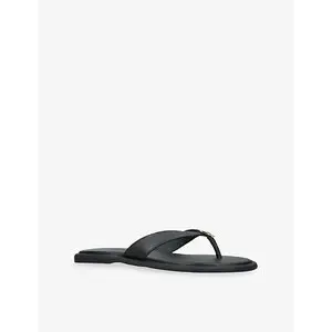 Dolce Vita Jaina Leather Flat Sandals