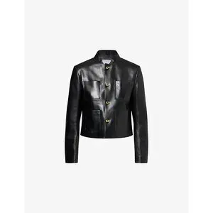 Bottega Veneta Knot Patch-pocket Leather Jacket