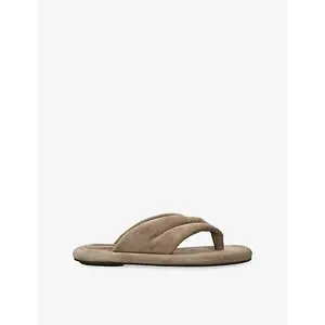 Officine Creative Estens Suede Sandals - Beige