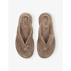 Officine Creative Estens Suede Sandals - Beige