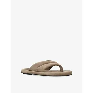 Officine Creative Estens Suede Sandals - Beige