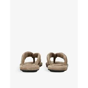 Officine Creative Estens Suede Sandals - Beige