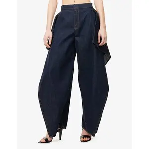 Alaïa Contrast-stitch Denim Jeans