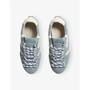 Claudie Pierlot Swing Suede Trainers - Sky