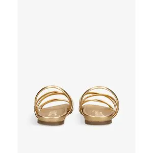 PEDRO GARCIA Biddy Leather Sandals - Gold