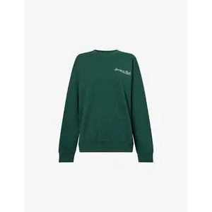 Women's Sporty & Rich Green Sweatshirt Sweatshirts Hoodies