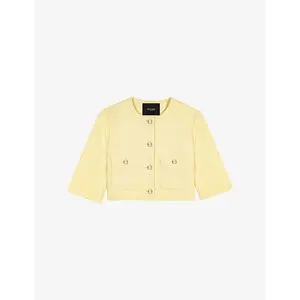 Round Neck Tweed Jackets