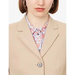 ME+EM Contour Slim-fit Woven Blazer - Sand