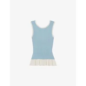 Claudie Pierlot Ribbed Camis Tanks For Women
