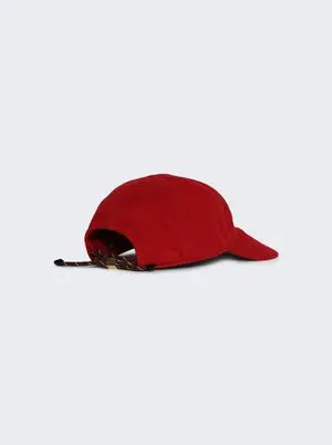 Miu Miu Denim Baseball Cap - Red