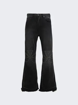 SEKRIT SAINTS Studded Chopper Carpenter Bootcut Pant