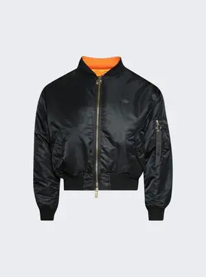 Vetements Leather Crosses Bomber Jacket