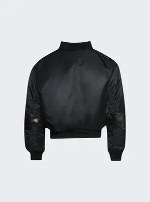 Vetements Leather Crosses Bomber Jacket