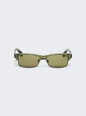 Jacquemus Rectangle Sunglasses - Green