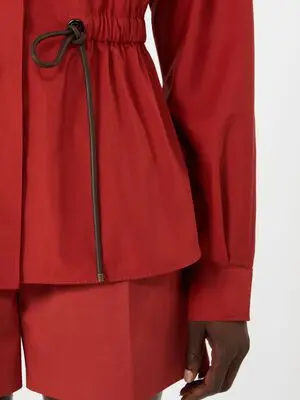 Max Mara Cotton Poplin Shirt - Red