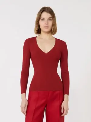 Max Mara Viscose Blend Yarn Jumper