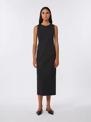 Max Mara Viscose Technical Jersey Midi Dress