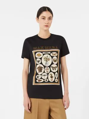 Max Mara Cotton Jersey T-shirt - Black