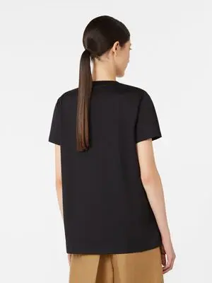 Max Mara Cotton Jersey T-shirt - Black