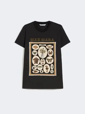 Max Mara Cotton Jersey T-shirt - Black