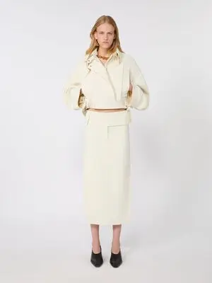 Max Mara Viscose Cady Cropped Jacket