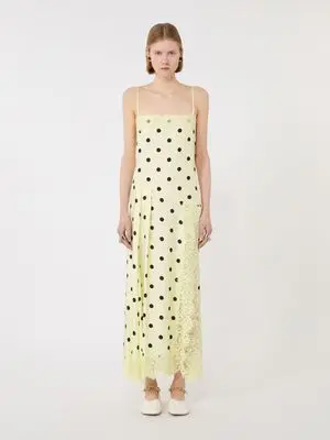 Max Mara Lace-detail Long Dress