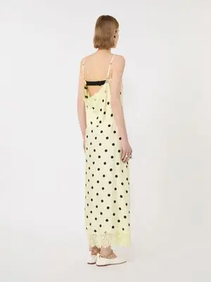 Max Mara Lace-detail Long Dress