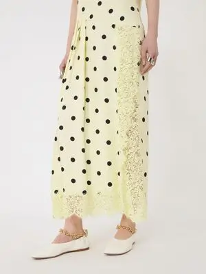 Max Mara Lace-detail Long Dress