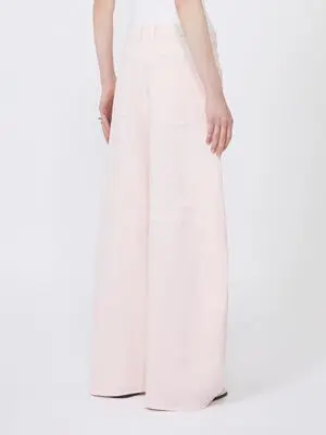 Max Mara Bull Denim Cargo Trousers