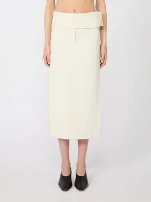 Max Mara Long Stretch Viscose Skirt