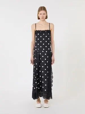 Max Mara Lace-detail Long Dress