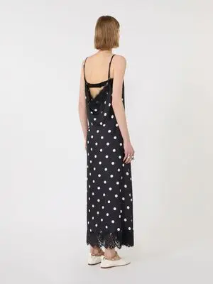 Max Mara Lace-detail Long Dress