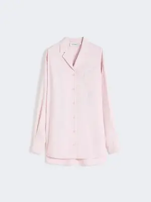 Max Mara Satin Overshirt - Pink