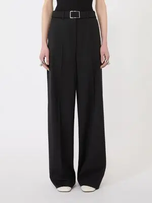 Max Mara Wide-fit Stretch Wool Gabardine Trousers