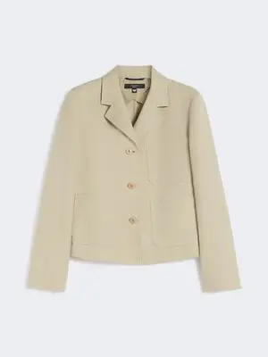 Max Mara Linen And Cotton Canvas Jacket