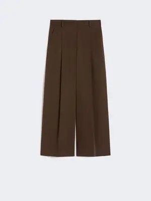 Max Mara Stretch Cotton Gabardine Trousers