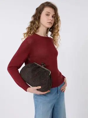 Max Mara Linen Yarn Jumper - Cherry