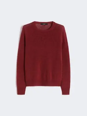 Max Mara Linen Yarn Jumper - Cherry