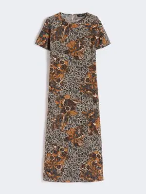 Max Mara Printed Silk Crêpe De Chine Maxi Dress