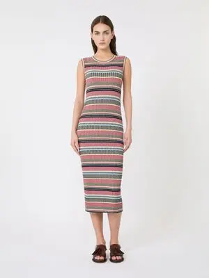 Max Mara Viscose Yarn Midi Dress